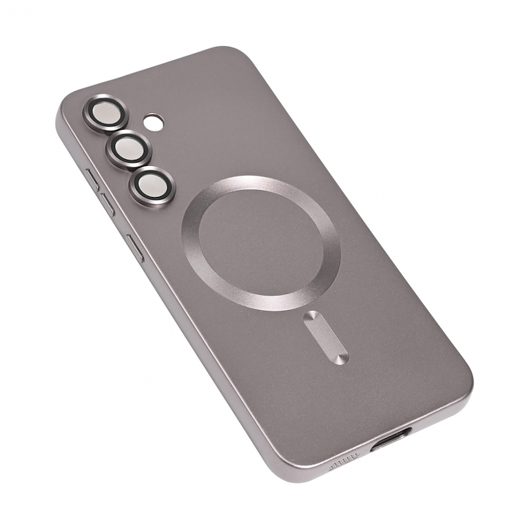 Zastitna maska (futrola) Magsafe Chrome - Samsung S731B Galaxy S25 FE siva