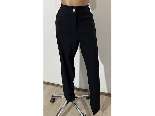 *BRANDTEX* crne pantalone 48 *NOVO*