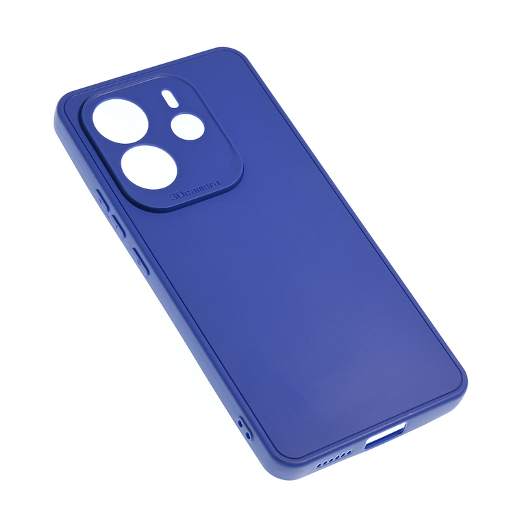 Zastitna maska (futrola) 3D Camera - Xiaomi Redmi Note 14 4G (SRB) tamno plava
