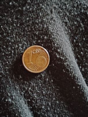 1 Euro cent Spanija.2005-ta god.
