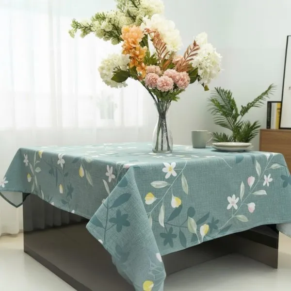 Stolnjak 150x150cm Dezen Flower Dark Green