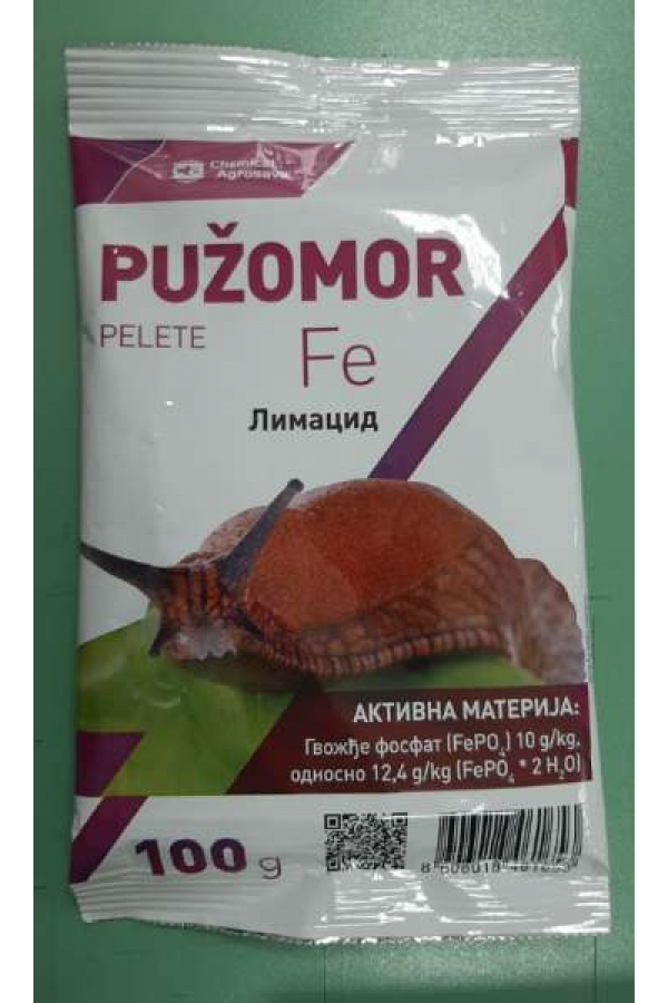 PUZOMOR PELETE Fe 100GR
Šifra: 3465 JM: KOM