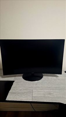 Gaming zakrivljen monitor