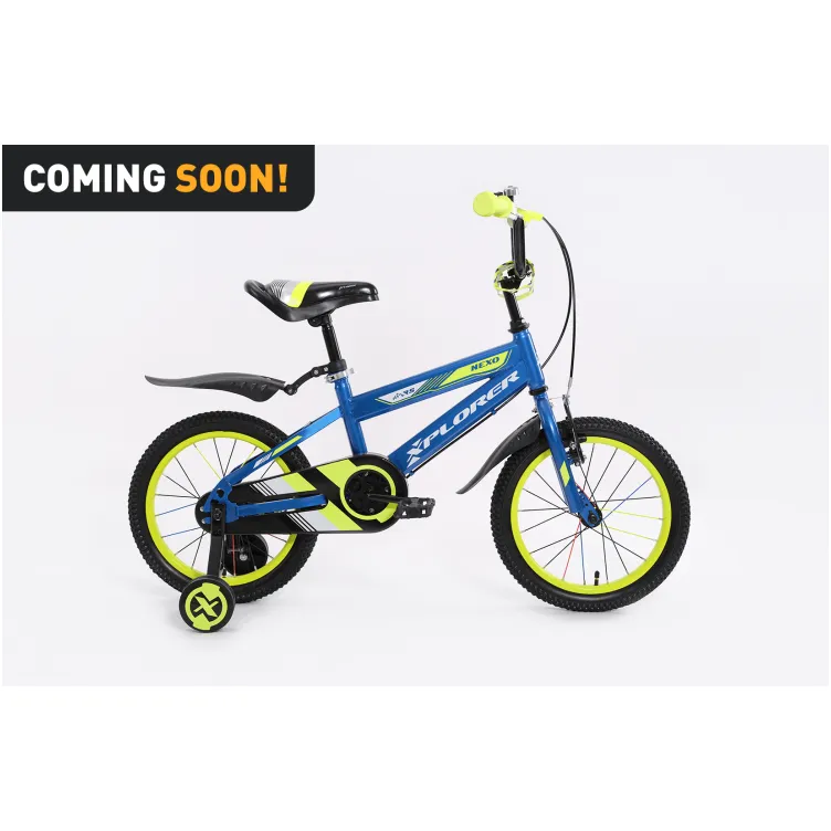 Xplorer kids bicycle NEXO navy blue-yellow 16"