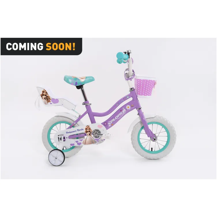 Xplorer kids bicycle ROSIE purple 12"