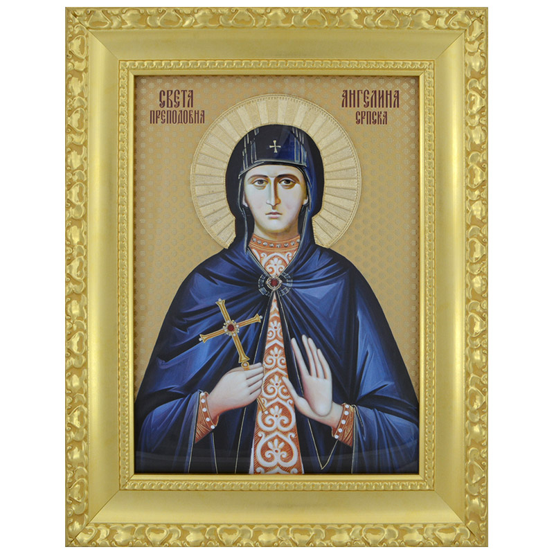Sveta Prepodobna Angelina Srpska (40x32) cm