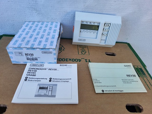 Landis &; Gyr REV30 - Digitalni Sobni Termostat (Novo u