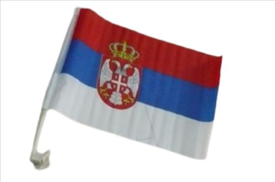 Mala zastava Srbije 30×40 cm za auto