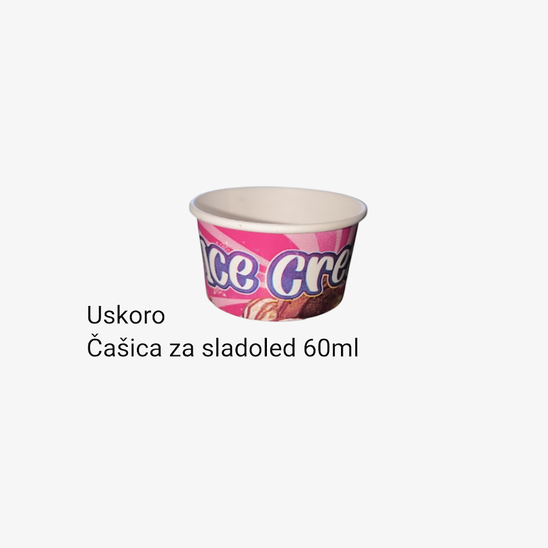 Papirna čaša 60ml ice cream