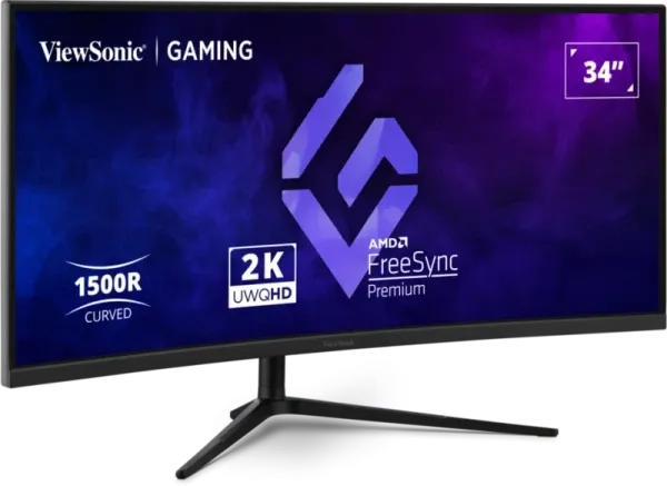 Monitor 34 Viewsonic VX3418C-2K 3440x1440/UltraWide QHD/VA/1ms/180Hz/2xHDMI/2xDP/Zvučnici/Curved