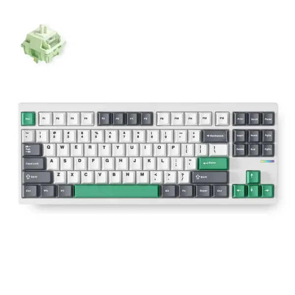 Gaming tastatura MCHOSE GX87 Lite Mehanička white nano spraying