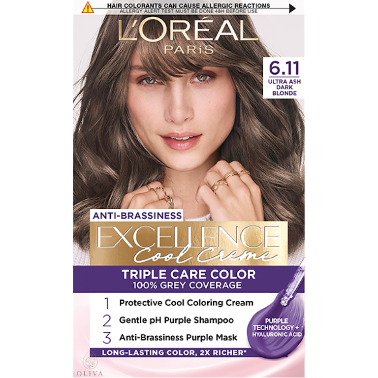 L'OREAL EXCELLENCE COOL CREME 6.11 FARBA ZA KOSU