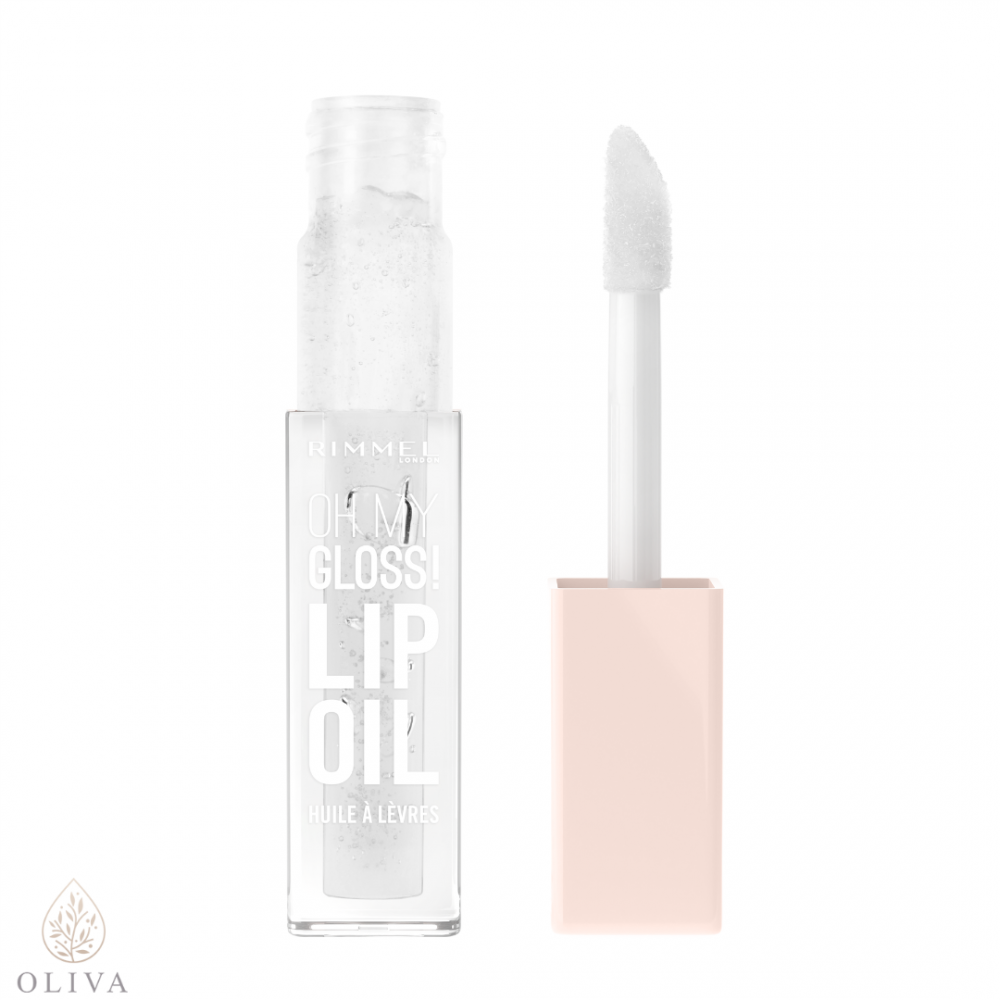 RIMMEL LONDON OH MY GLOSS! LIP OIL SJAJ ZA USNE 000 CLEAR CLOUD