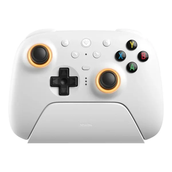 Bežični gamepad 8BitDo Ultimate 2 Multi Platfrom/TMR/HallEffect/Dock/RGB/Vibracija/White