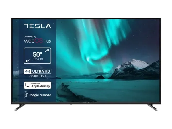 SMART LED TV 50 Tesla 50E655BUW 3840x2160/UHD/4K/DVB-T2/S2/C/Frameless/WebOS