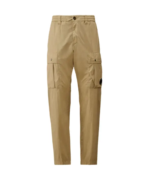 CP COMPANY 50 THREAD STRETCH LENS PANTALONE KREM