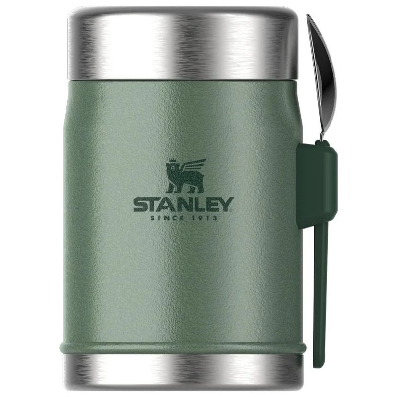 STANLEY Classic Legendary Food Jar + Spork 0,4L termo posuda + pribor - Hammertone Green