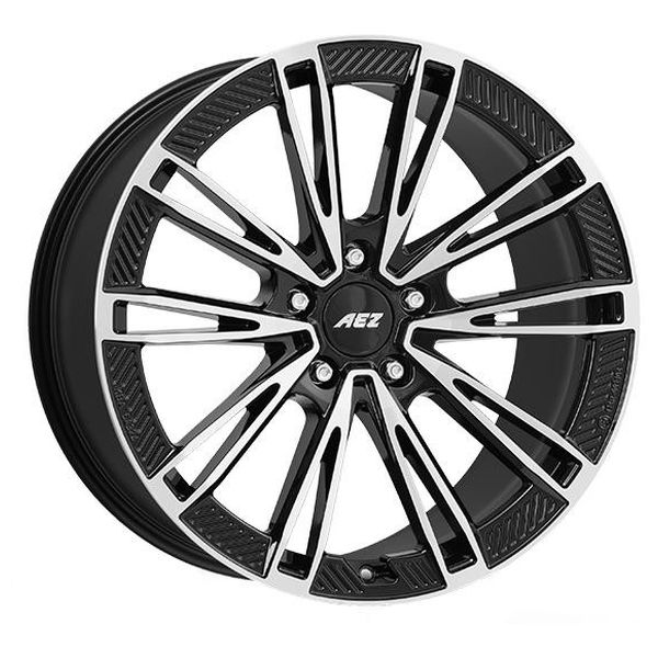 Alu felna 21x11,5 5/130 ET66 71,6 AEZ Alaska - Black polished