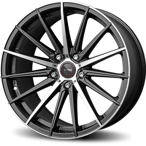 Alu felna 19x8.5J 5/112 ET40 MOMO Rf05 Matt Graphite Polished