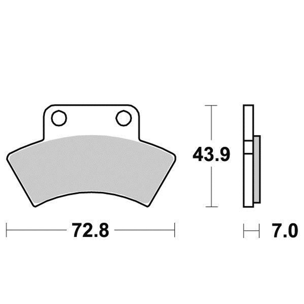 DISK PLOČICE ZA MOTOCIKLE KYOTO S1950 (SEMI SINTER)