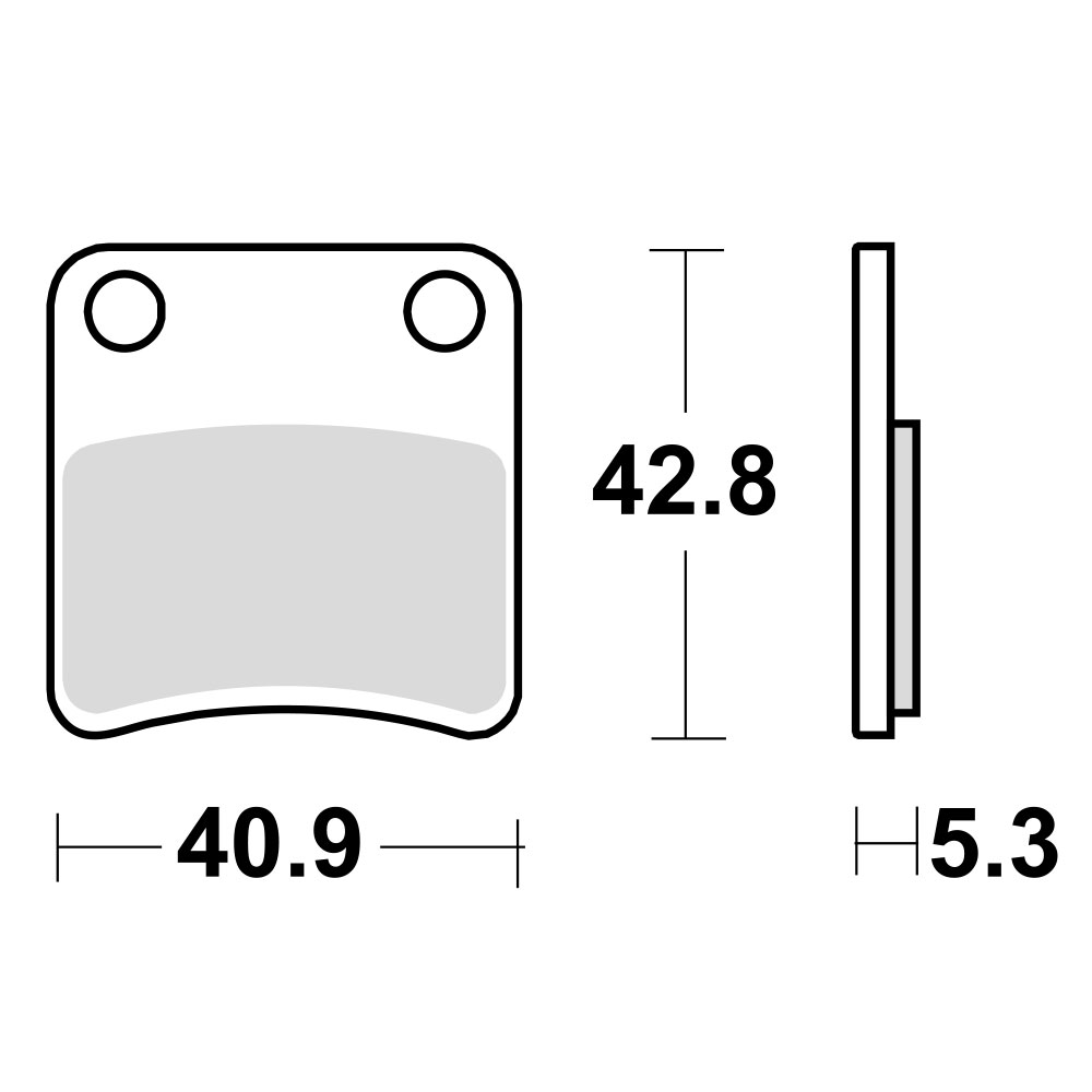 DISK PLOČICE TRW MCB834 ( ORGANIC )