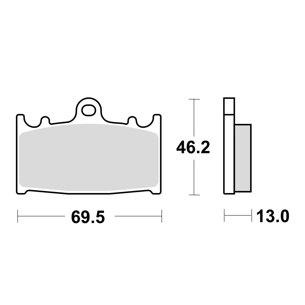 DISK PLOČICE TRW MCB742SV ( SINTER )