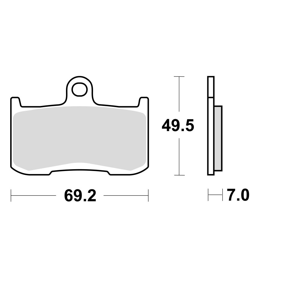 DISK PLOČICE ZA MOTOCIKLE TRW MCB737SV ( SINTER )