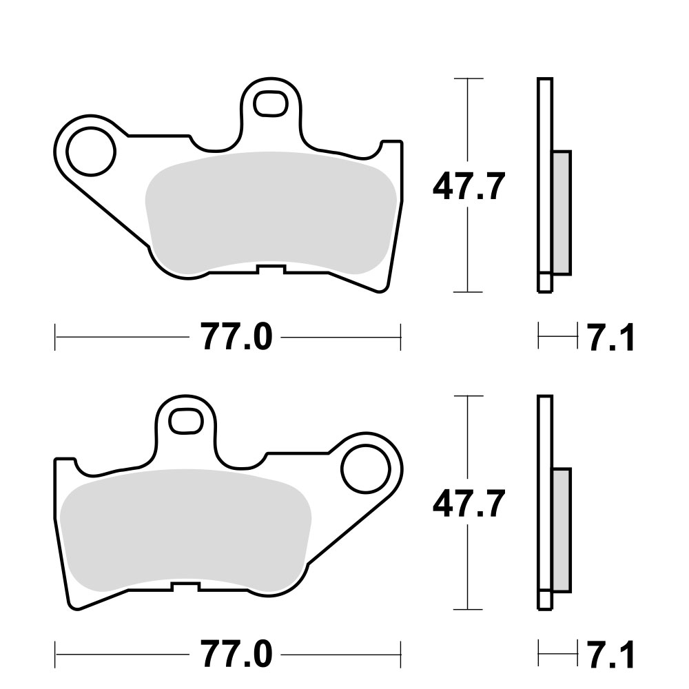 DISK PLOČICE TRW MCB729SH ( SINTER )