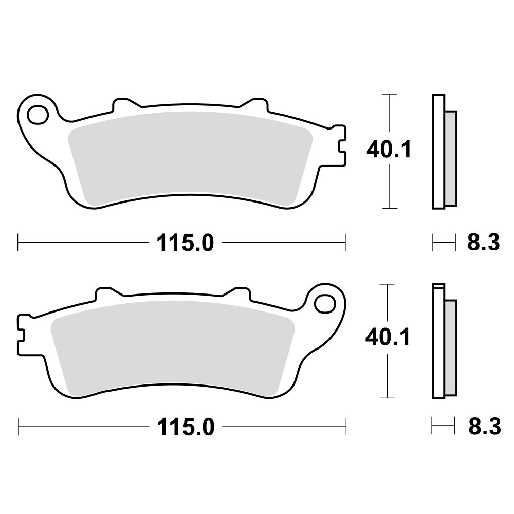 DISK PLOČICE TRW MCB705SH ( SINTER )