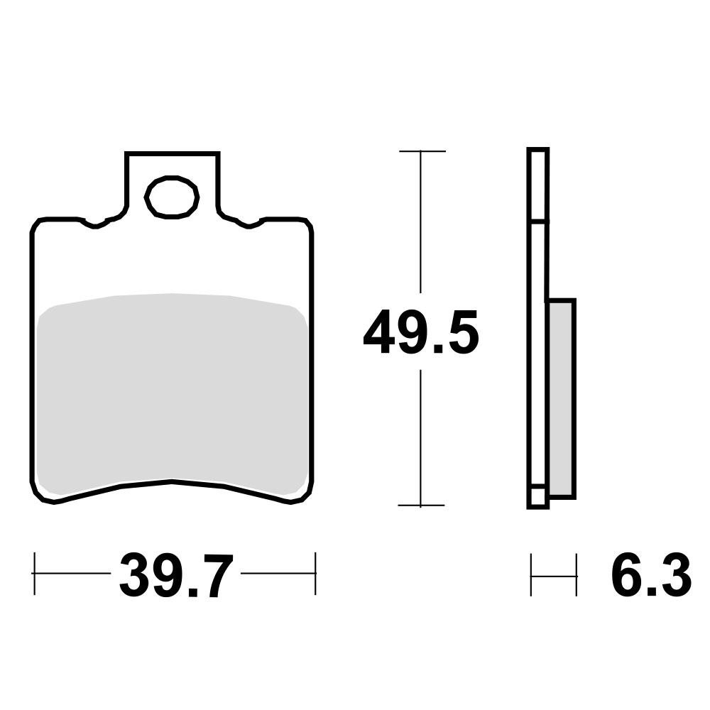 DISK PLOČICE ZA MOTOCIKLE TRW MCB677 ( ORGANIC )