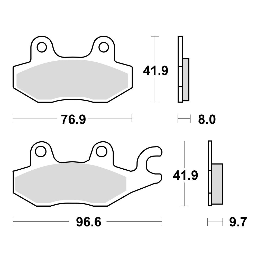 DISK PLOČICE TRW MCB611 ( ORGANIC )