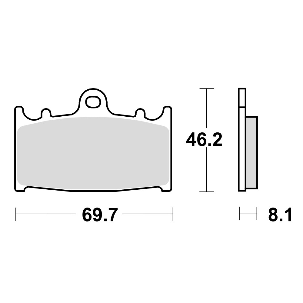 DISK PLOČICE TRW MCB604 ( ORGANIC )