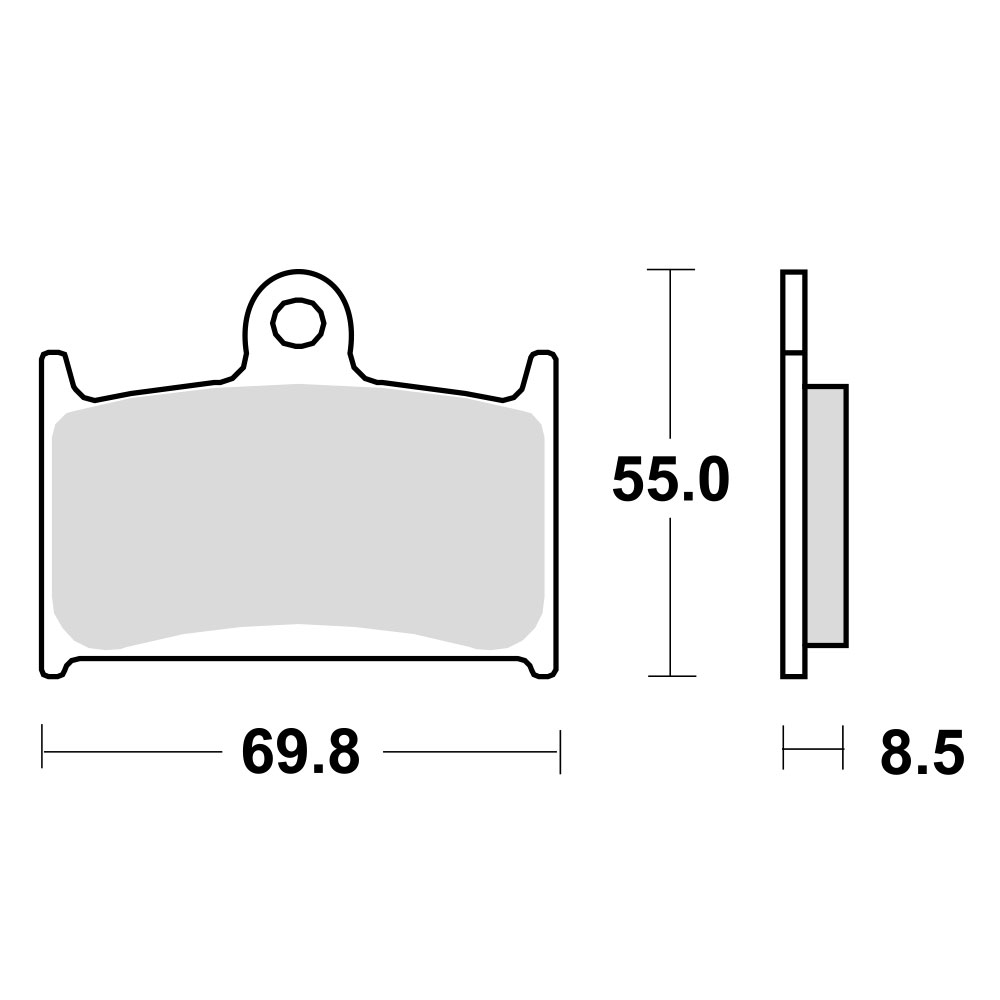 DISK PLOČICE TRW MCB595SV ( SINTER )