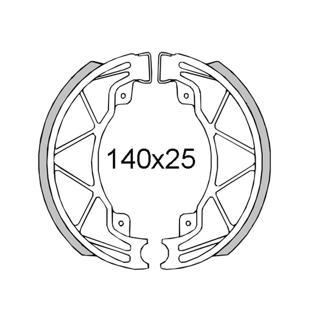 Pakne Yamaha Majesty 125 (99-00) / XV 250 Virago (95-07) RMS