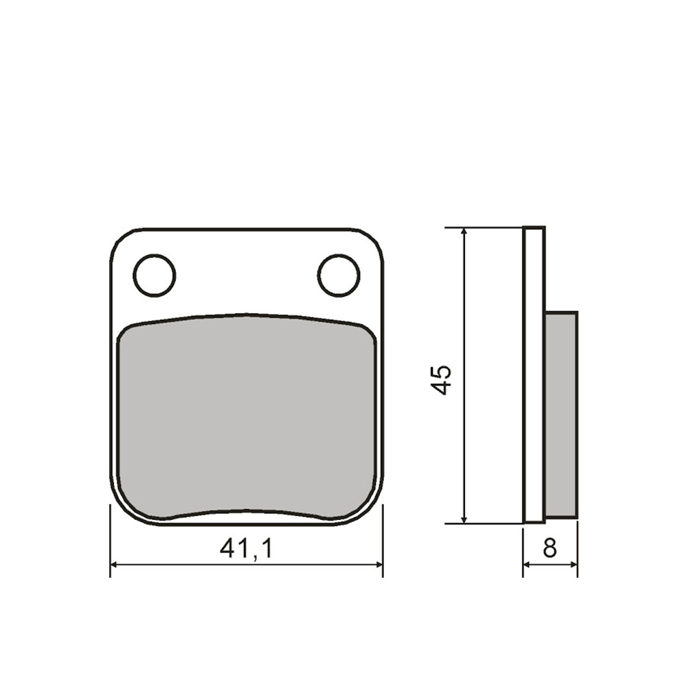 DISK PLOČICE ZA MOTOCIKLE RMS SUZUKI BURGMAN 400CC 07-