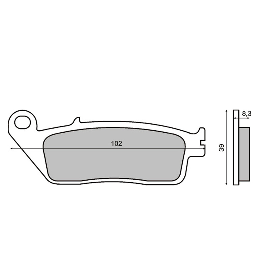 DISK PLOČICE ZA MOTOCIKLE RMS YAMAHA T-MAX