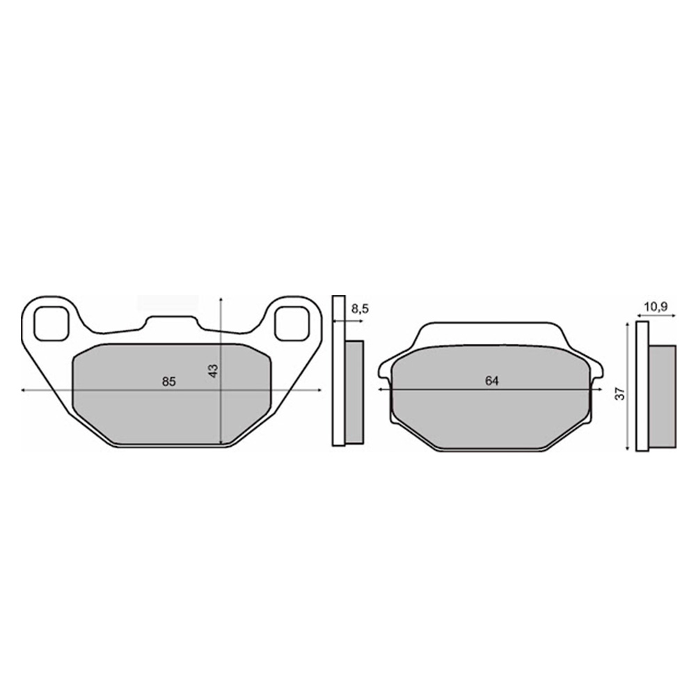 DISK PLOČICE ZA MOTOCIKLE RMS SYM 125