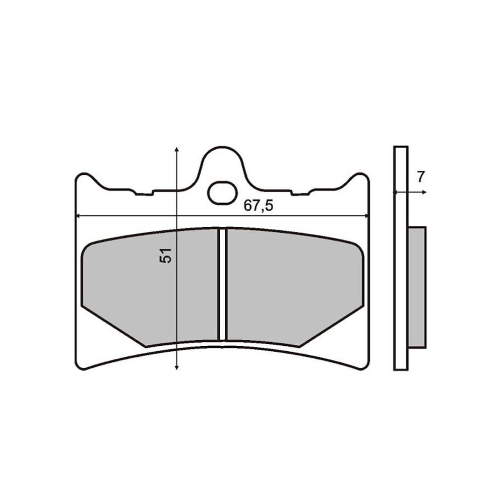DISK PLOČICE ZA MOTOCIKLE RMS KYMCO AGILITY 4T(07). FILLY LX(01&GT;02)