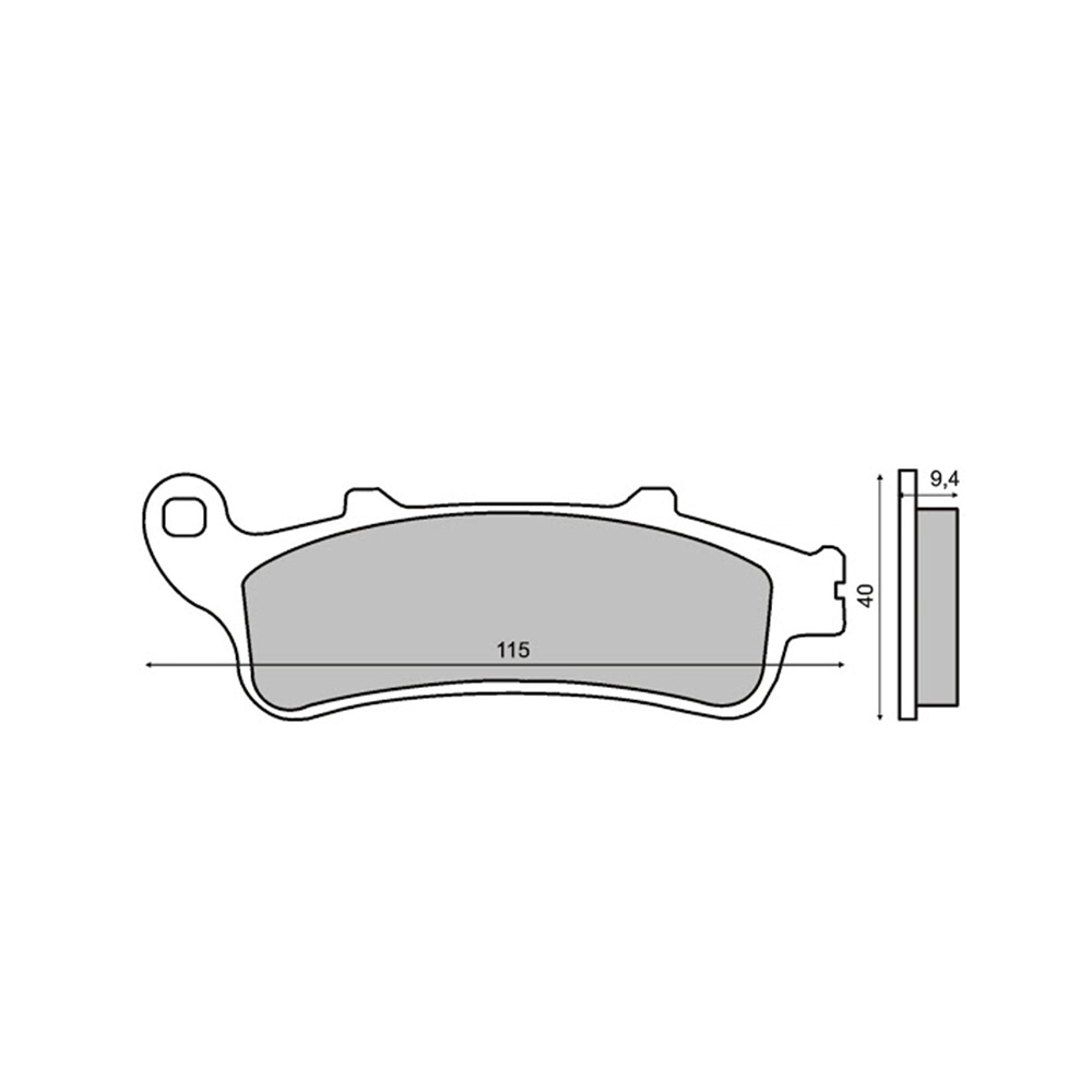 Disk pločice za motocikle RMS Kymco Dink 4T 125/150cc (07)