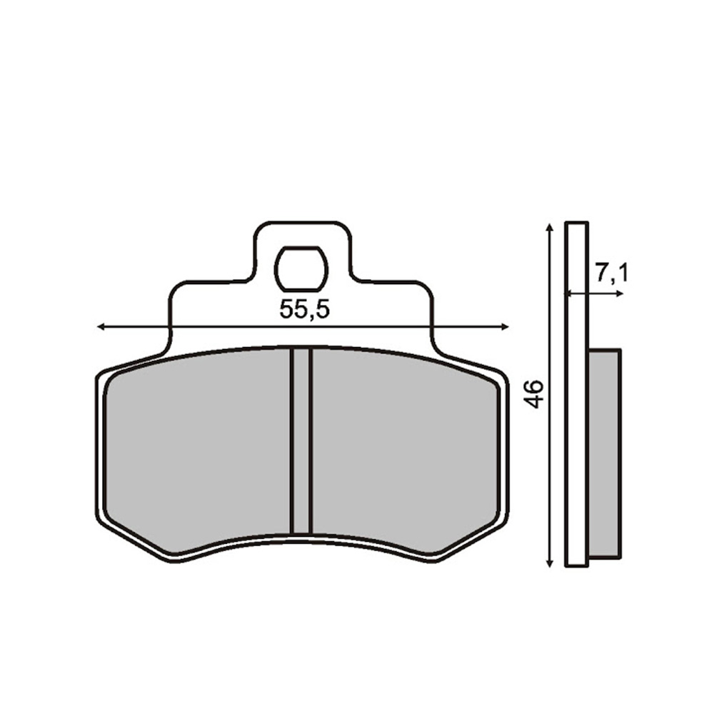 DISK PLOČICE ZA MOTOCIKLE RMS APRILIA RS125 PREDNJE