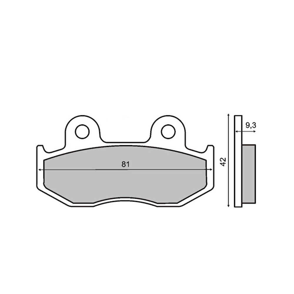 DISK PLOČICE ZA MOTOCIKLE RMS YAMAHA AEROX ZADNJE.MBK NITRO