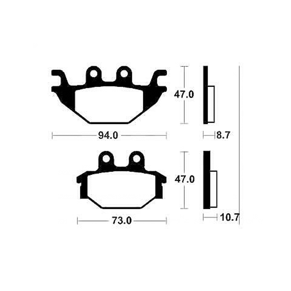 DISK PLOČICE MA274 ( VCP10758 ) TECNIUM