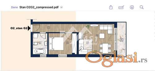HIT PONUDA – DVOSOBAN STAN NA PRODAJU! - NOVOGRADNJA ID#6462