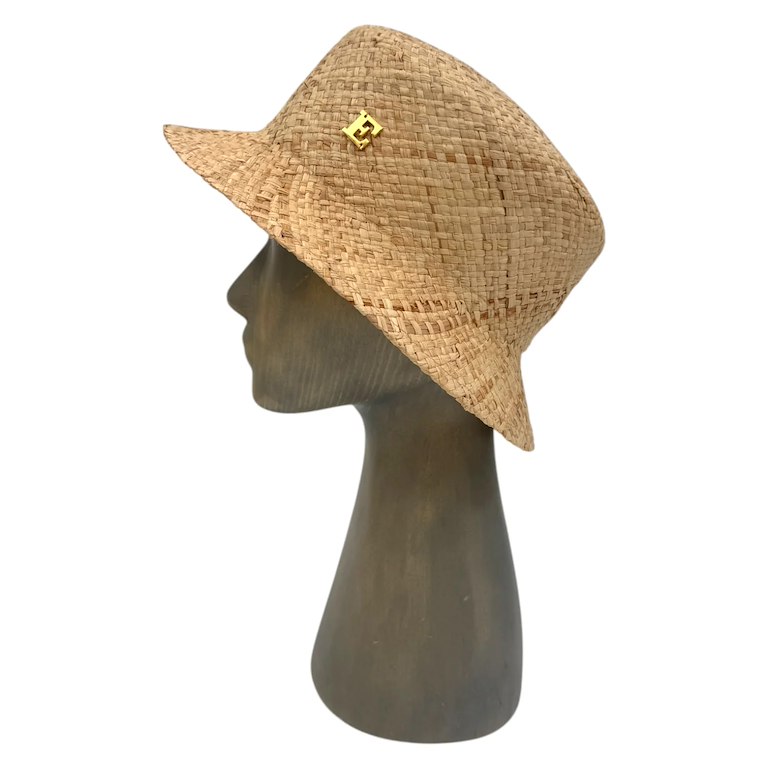 STRAW BUCKET HAT