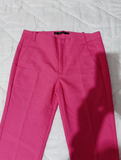 Zara pink poslovne pantalone