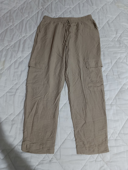 Casual krem pantalone od viskoze