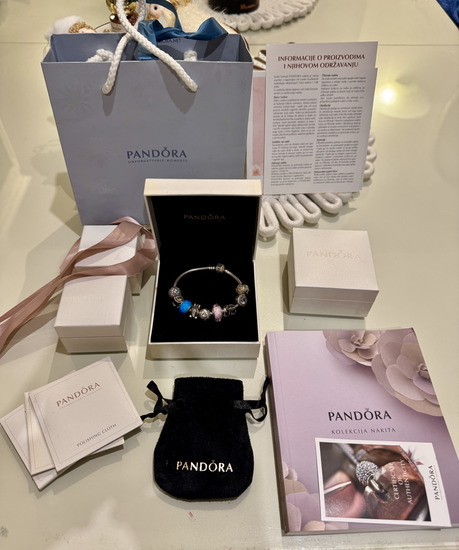 PANDORA Charms Set Bracelet - NOVO