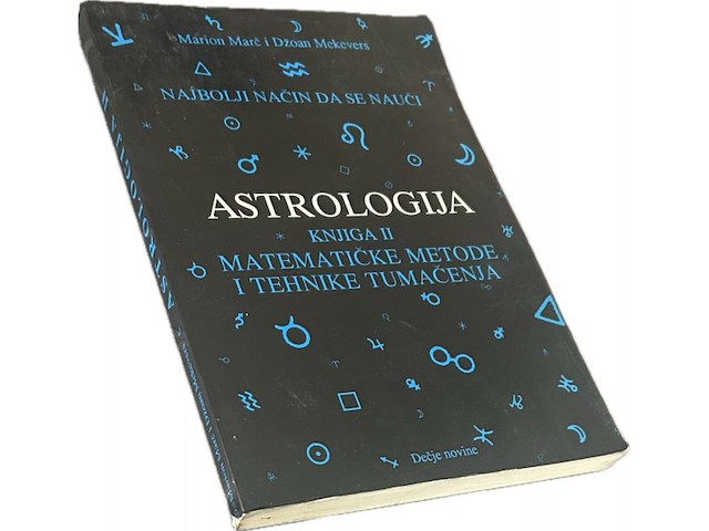 Astrologija knjiga II Matematičke metode