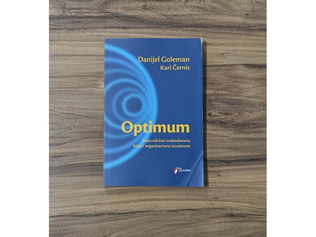 OPTIMUM Danijel Goleman, Kari Čerins