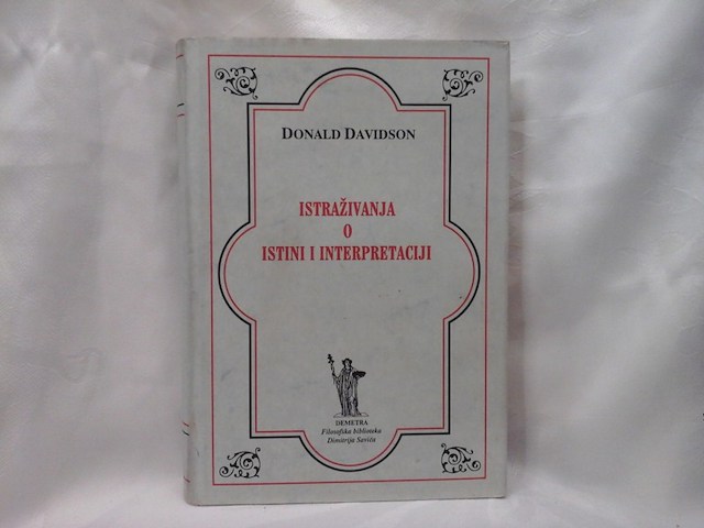 Istraživanje o isitni i interpretaciji Donald Davidson